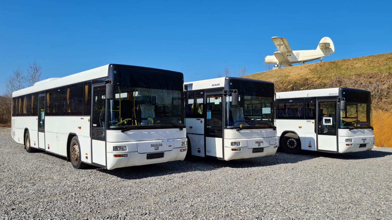 3 × MAN SÜ 313, 2003, 2004, 2005, 700.000 km, 11967ccm, 228kW, Euro3 ...