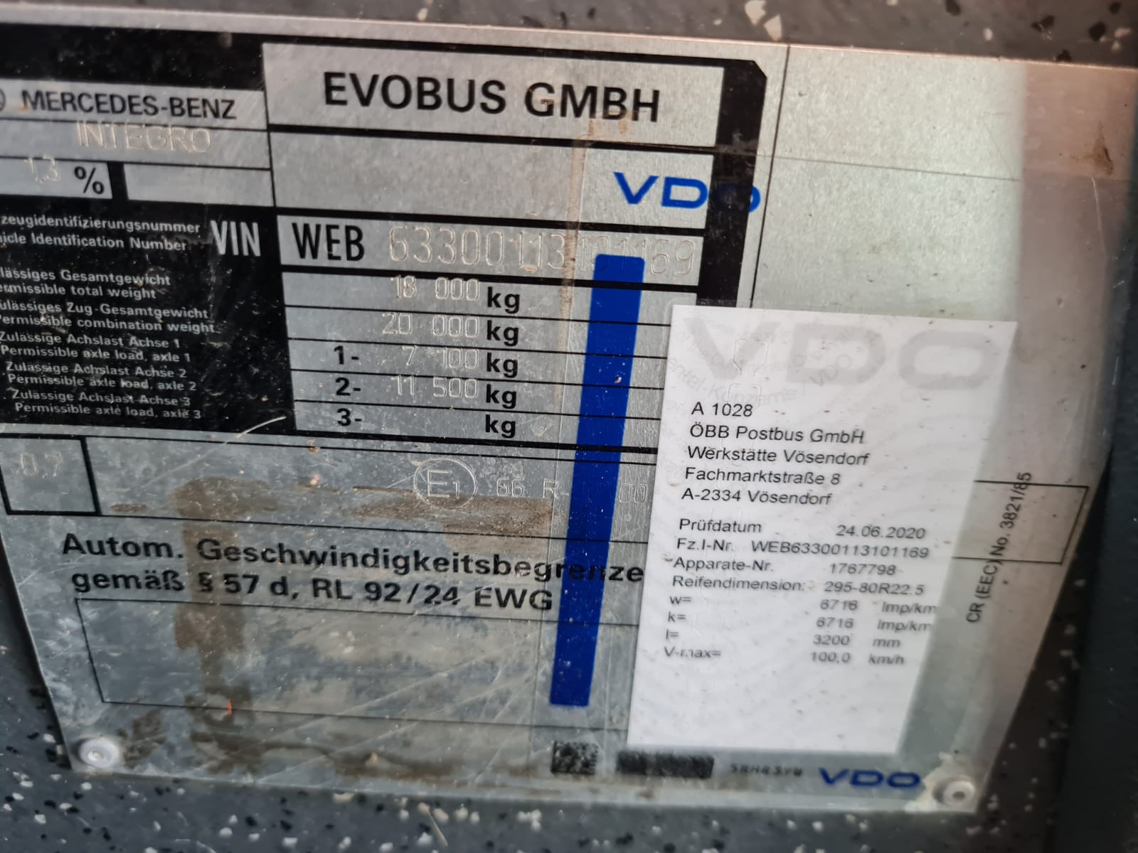 Mercedes Integro 0550, 2007, 788.000 km, 11967ccm, 260kW, 50 sedežev ...